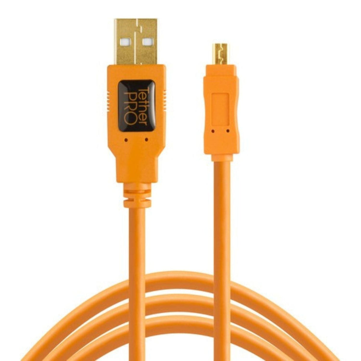 Cable Tether Tools USB 2.0 a Mini-B con 8 pines (4,6 metros)